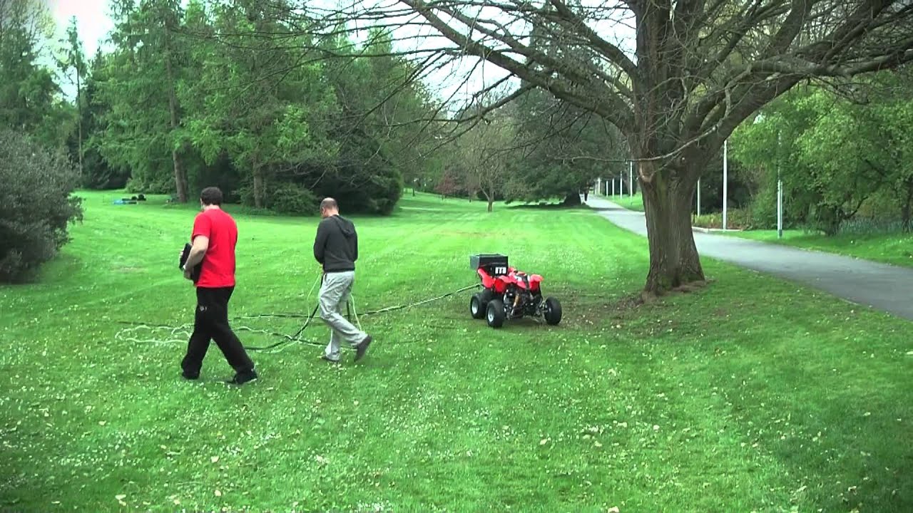 Autonomous Quad First Test at University of Bath - YouTube