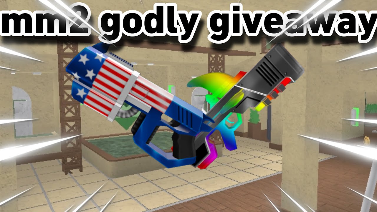 MM2 GODLY GIVEAWAY AT 60 SUBS - YouTube