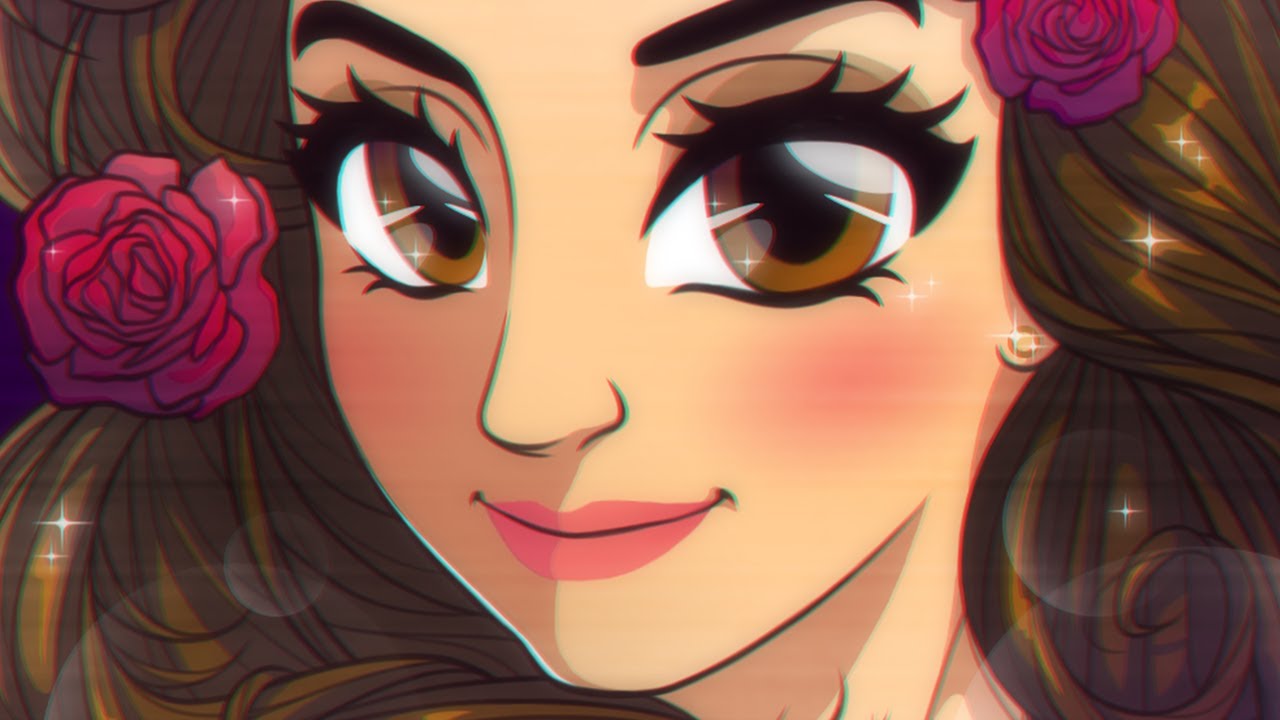 Susanna anime icon commission drawing timelapse - YouTube