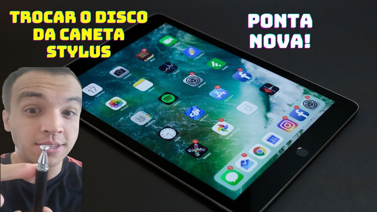 Como trocar o disco/ponta da Caneta Stylus de Tablet/Ipad? - YouTube