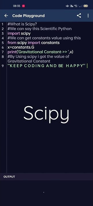 What Is Scipy In Python 🤔 Pythonforbeginners Coding Shorts Youtube