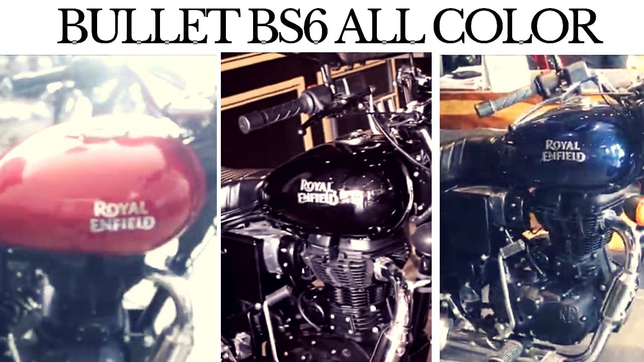 BS6 Bullet 350X ES 2020 | All colors walk-around (Regal Red, Royal Blue ...