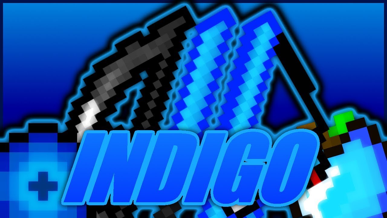INDIGO 32X | MINECRAFT PVP TEXTURE PACK (1.8) FPS PACK! - YouTube