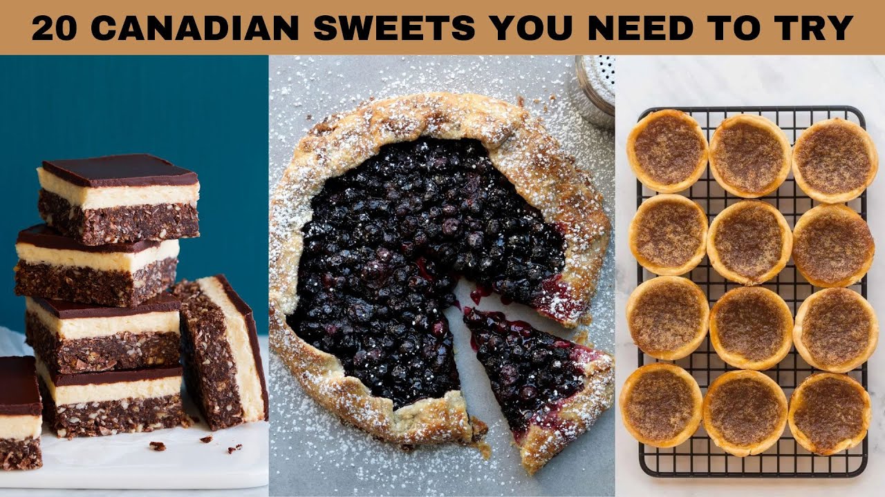 20 Canadian sweets you need to Try | Nanaimo bars, Date squares ...