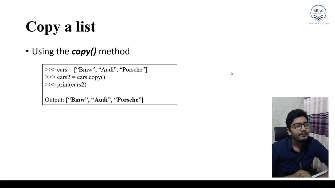 L18 | Python | List | Part | 2 of 3 | Bangla - YouTube