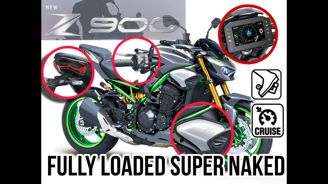 My Thoughts on New KAWASAKI Z900 2025 | Stealth Side Mirror - YouTube