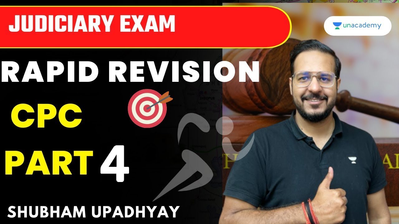 CPC (Code of Civil Procedure) | Part 4 | Rapid Revision | Shubham ...
