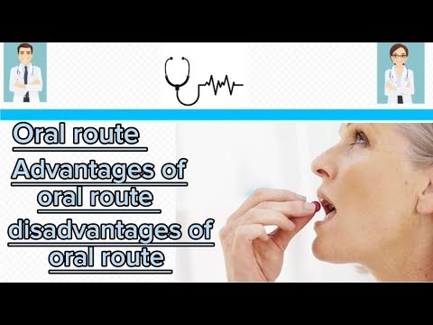 Oral route of drug administration | Advantages of Oral route ...