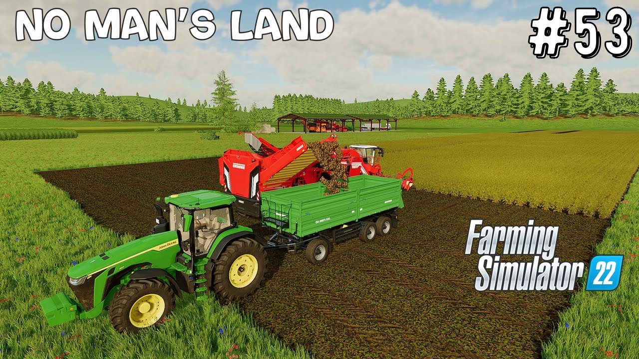 farming Simulator 22 fs22 timelapse Ep # 53 No Man's Land Map fs22 Mods ...