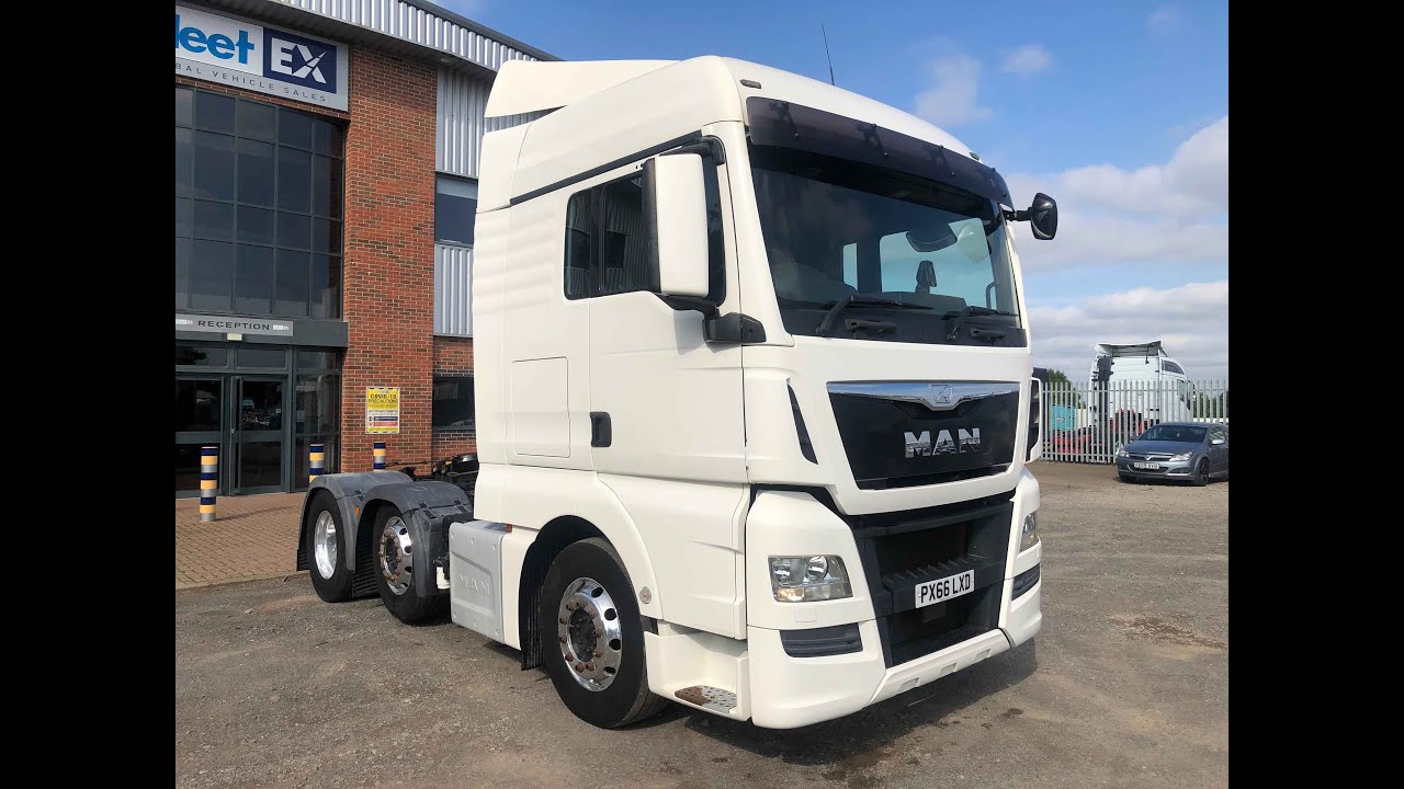 MAN TGX 26.480 EU6 XLX 6X2 TRACTOR UNIT 2016 - PX66 LXD - YouTube