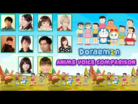 Anime Voice Comparison - Doraemon Voice Japanese Actor