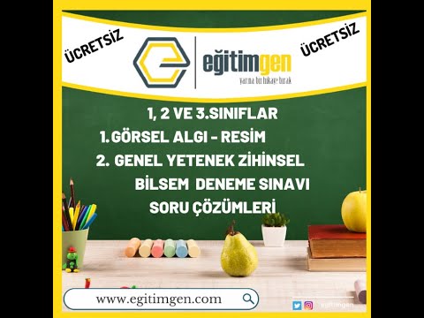 BİLSEM SORU ÇÖZÜMLERİ-2