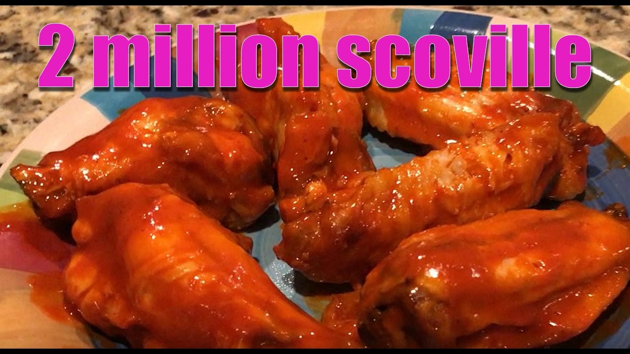 Super Hot Wings! Flashbang and Dave's Insanity sauce - YouTube