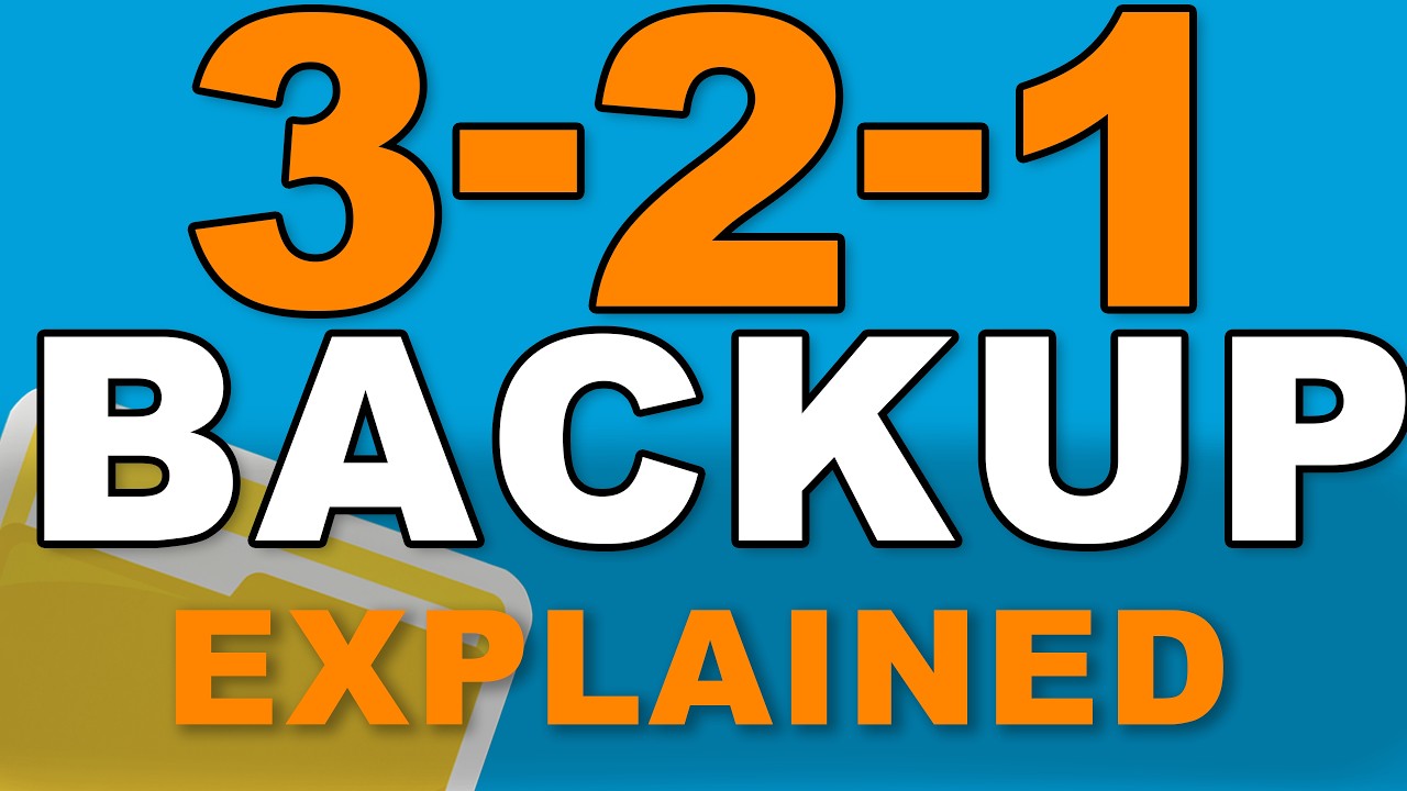 What does The 3-2-1 Backup rule actually mean? - YouTube