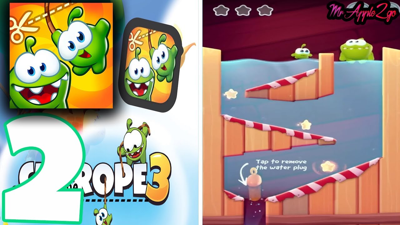 Cut the Rope 3 - Gameplay Walkthrough Part 2 - A New Adventure! 🧩🔥 (IOS ...