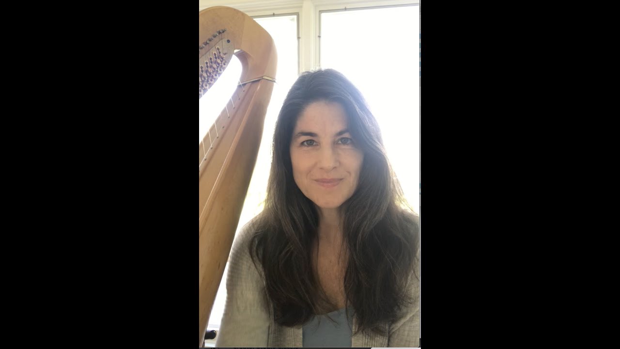 AZURE - Original Composition for Solo Lever or Pedal Harp - YouTube