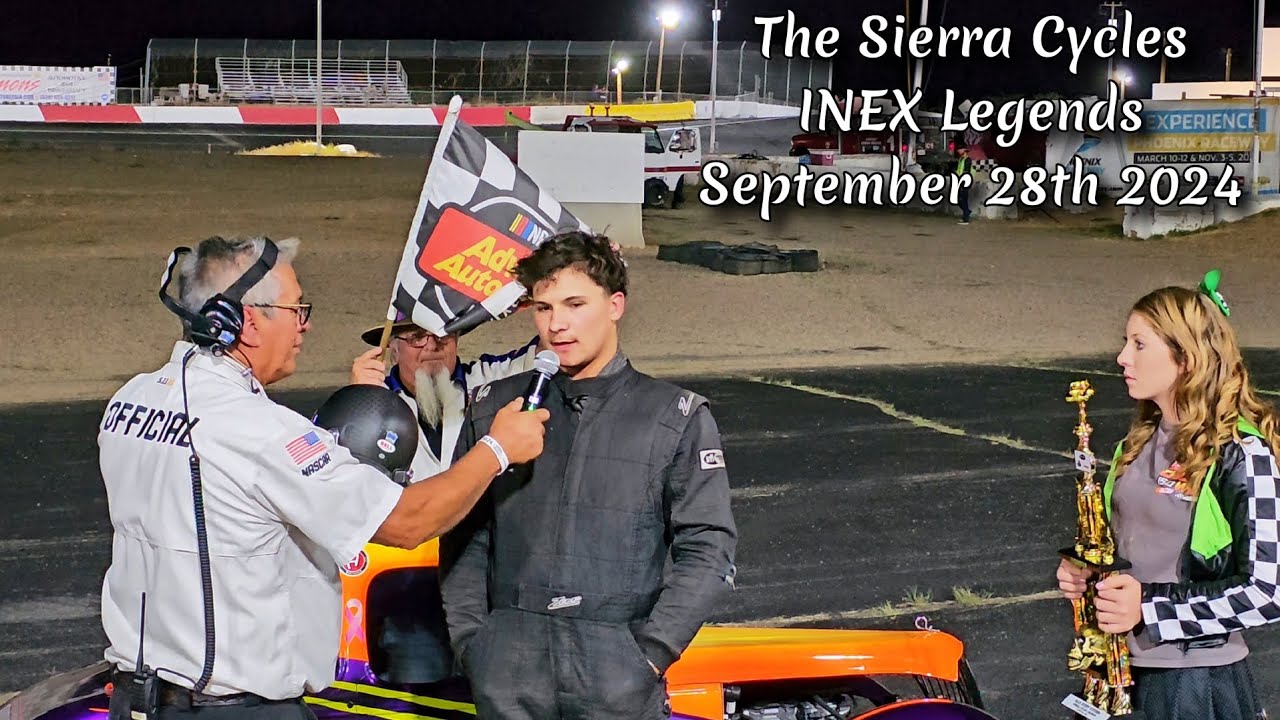 The Sierra Cycles INEX Legends Main At Tucson Speedway September 28th ...
