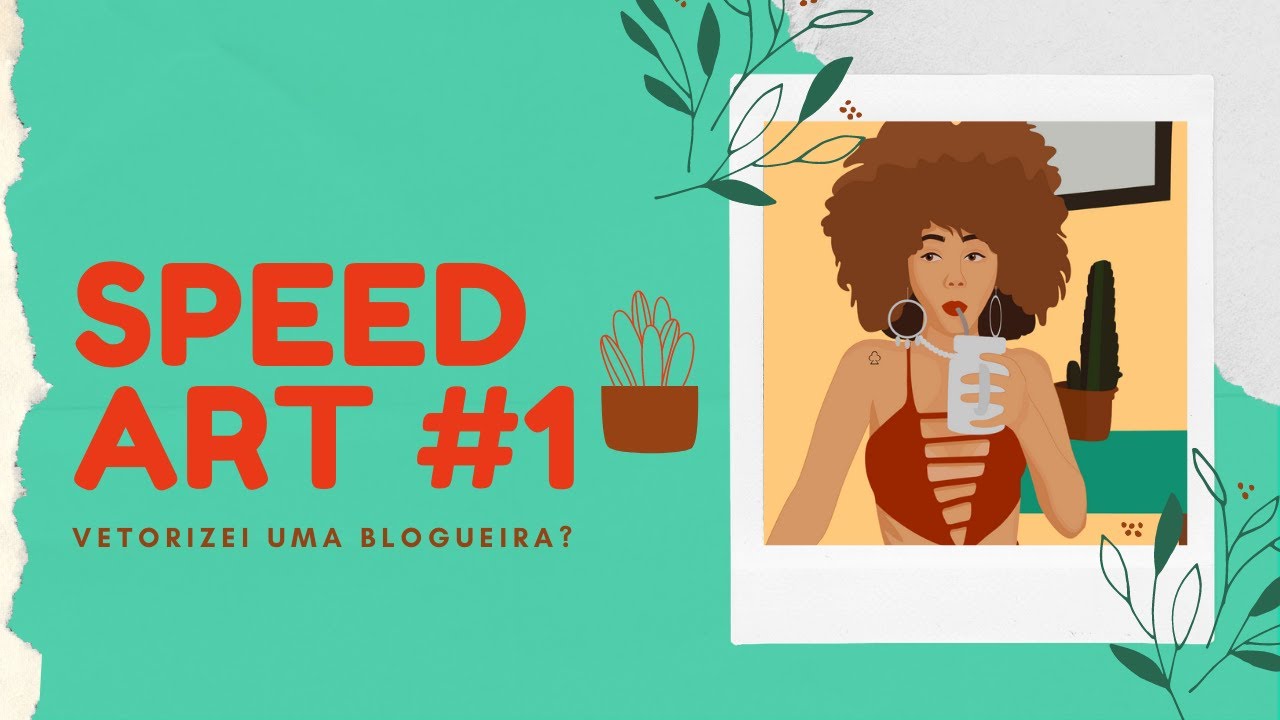 SPEEDART #1 | VECTOR PORTRAIT CECÍLIA SENHORINHA - YouTube