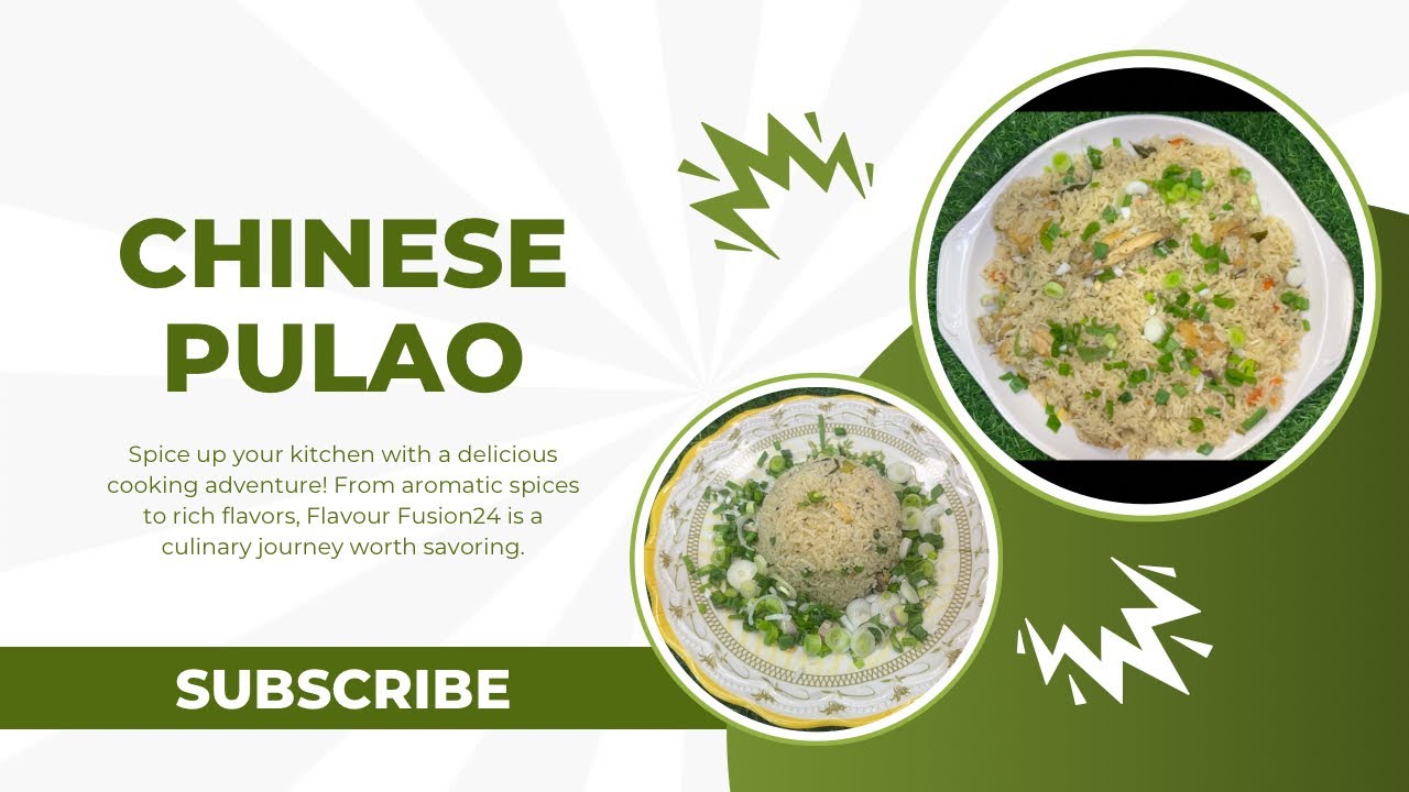 How to Make Authentic Chinese Pulao At Home..Watch What Ingredients Do ...
