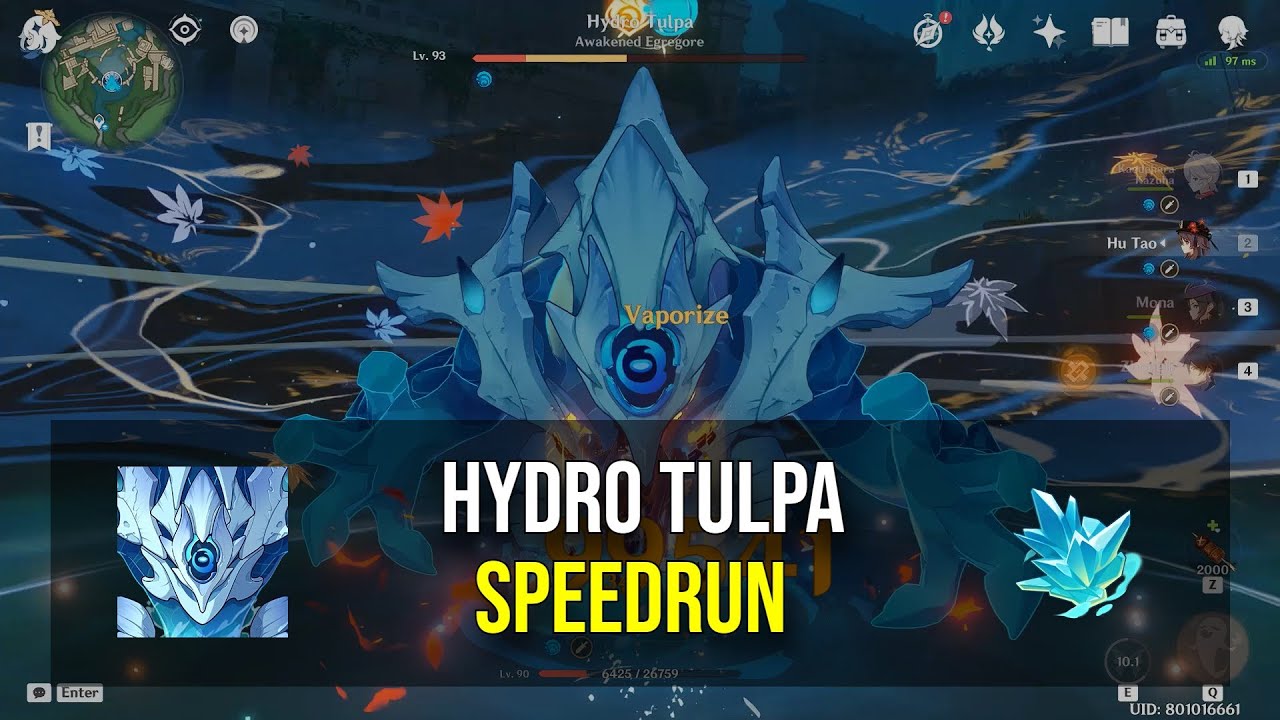 Hydro Tulpa Speedrun | Genshin Impact - YouTube
