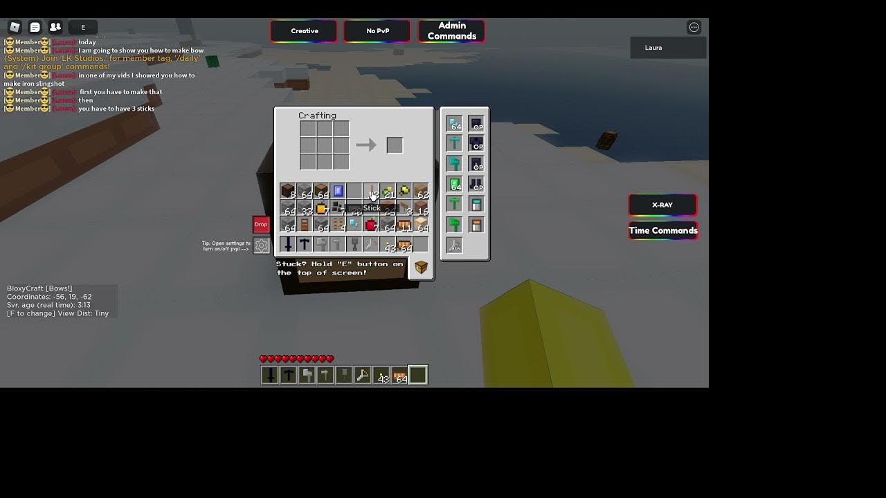 How To Make Bow In Bloxy Craft YouTube how-to-make-bow-in-bloxy-craft-youtube
