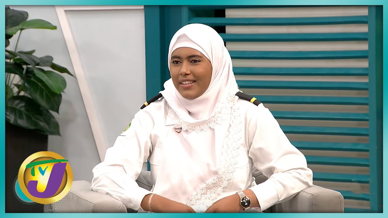 Muslim Female Pilot Hassanah Al-Saba Soaring High | TVJ Smile Jamaica ...