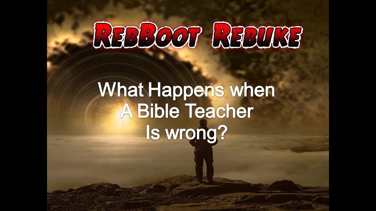 The Reboot Rebuke - YouTube
