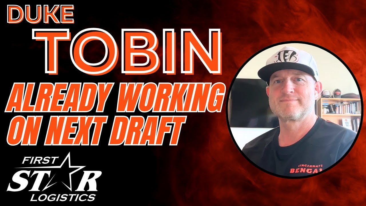 Duke Tobin - Bengals Already Working On Next Draft & More - YouTube