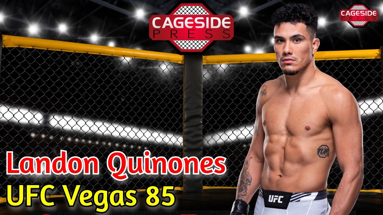 Landon Quinones Previews His #UFCVegas85 Fight & Talks 2024 UFC Goals ...