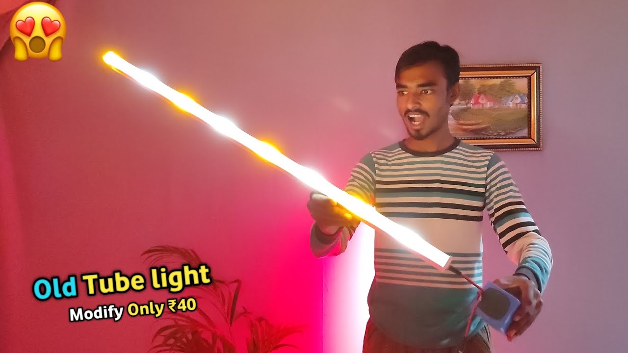 RGB Tube Light Making in ₹40/-😱 - YouTube