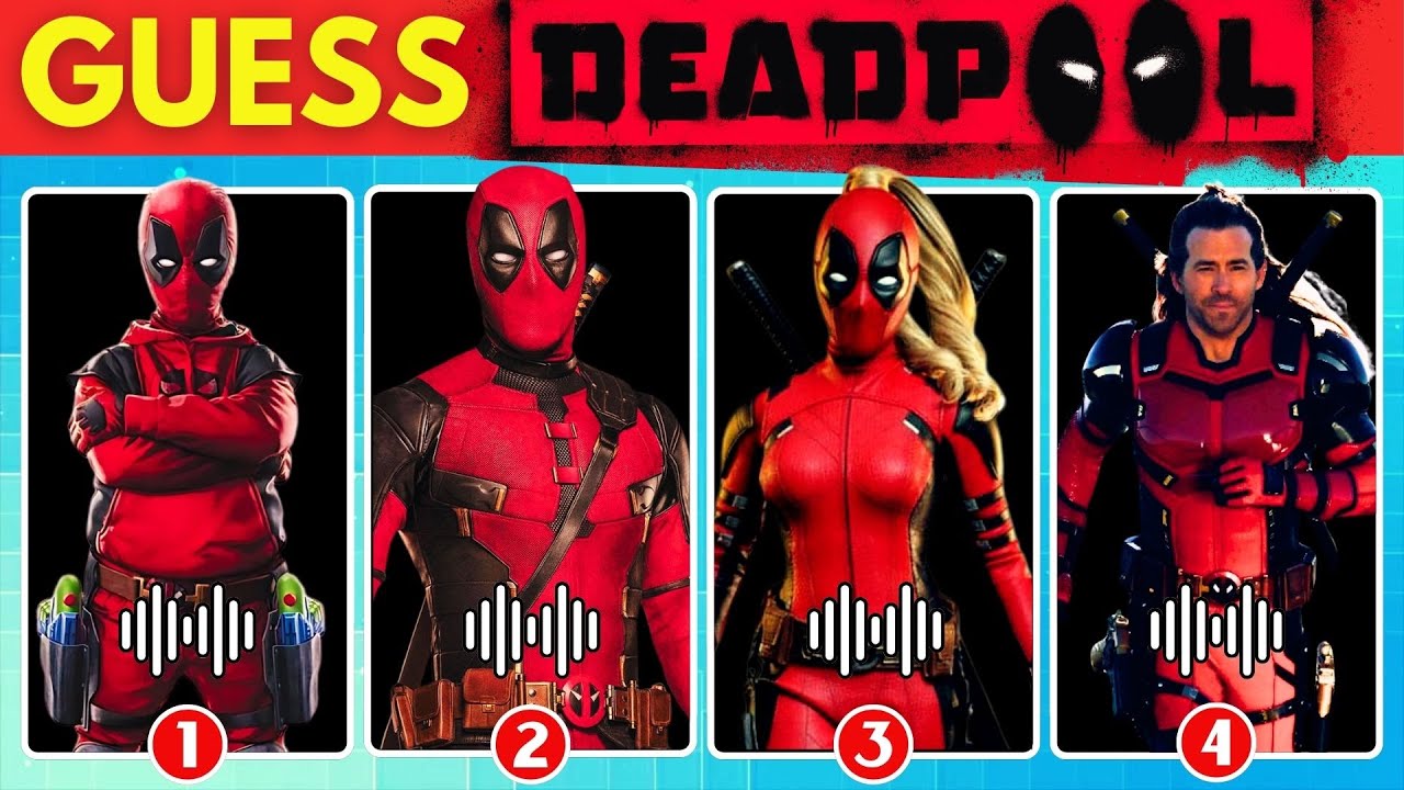 Guess Deadpool Variants And Dance by Their Voice ~ Ultimate Deadpool ...