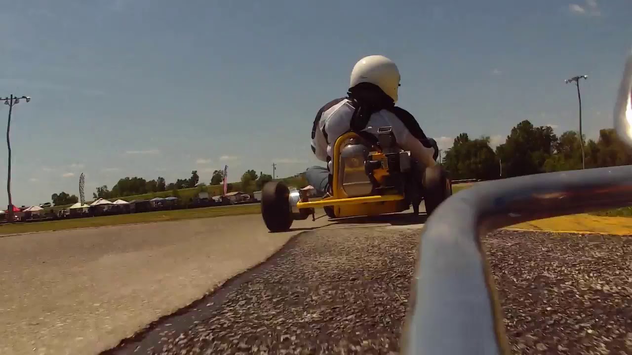 1963 Vintage Twin Engine Kart - Dual Rear Practice Run - YouTube