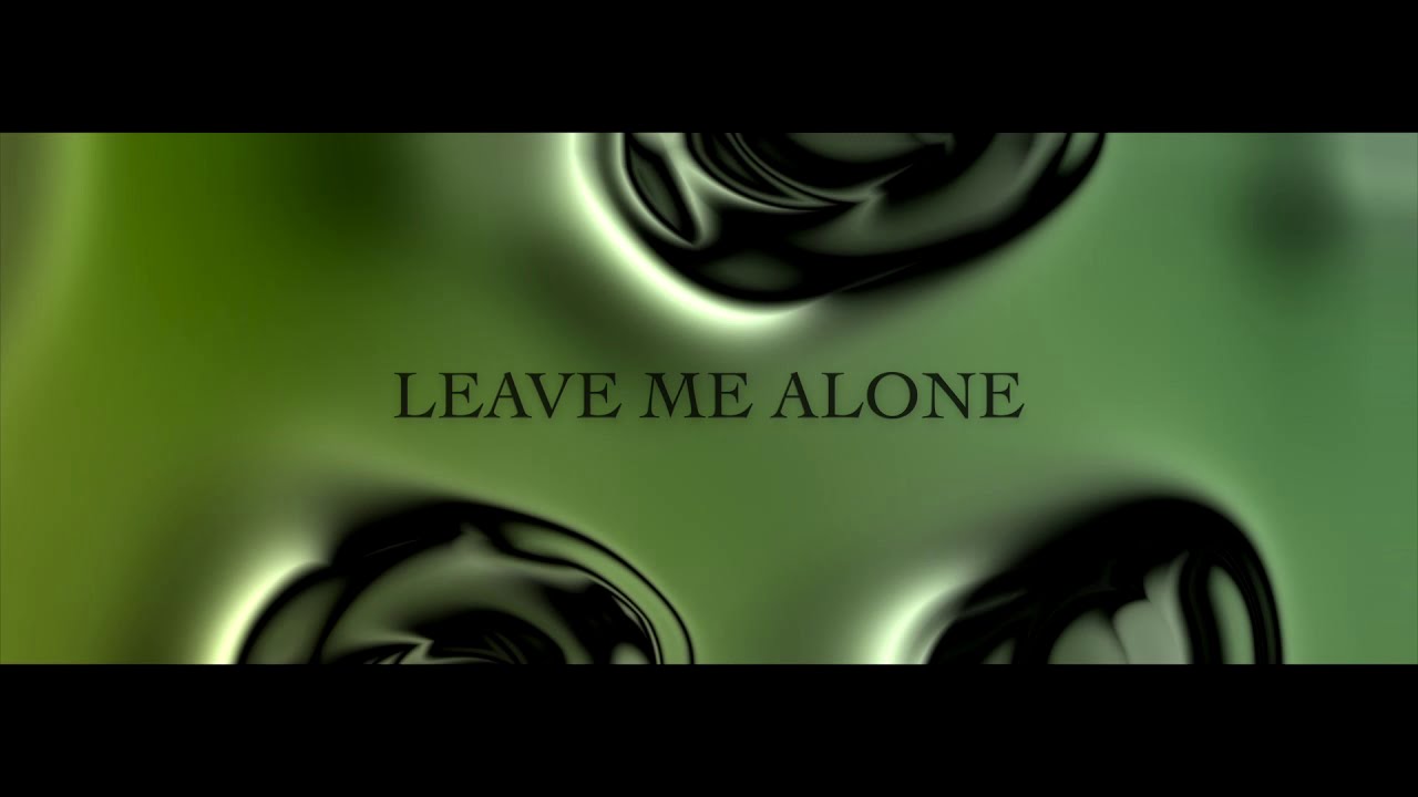 LEAVE ME ALONE [Lyrics Video] - YouTube