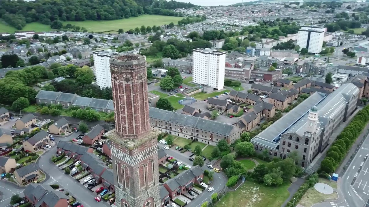 Cox's (Lochee) Stack, Dundee, Scotland, UK - YouTube