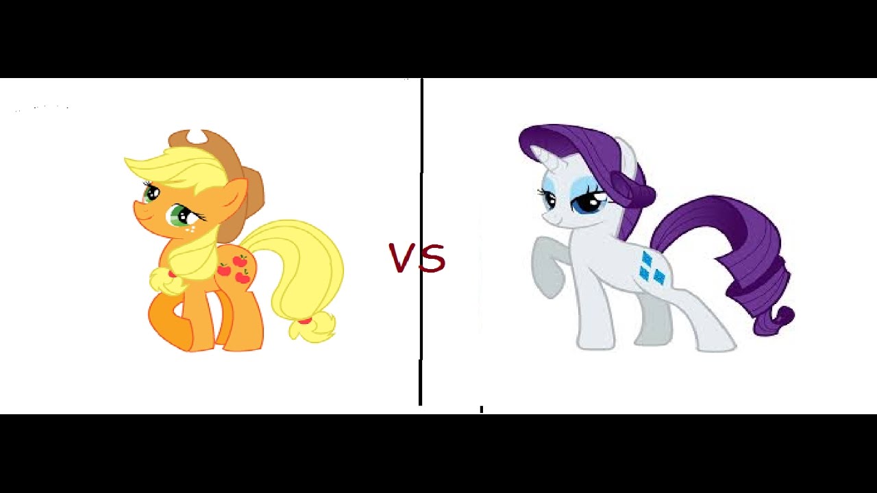EPIC MLP RAP BATTLES 2: APPLEJACK versus RARITY - YouTube