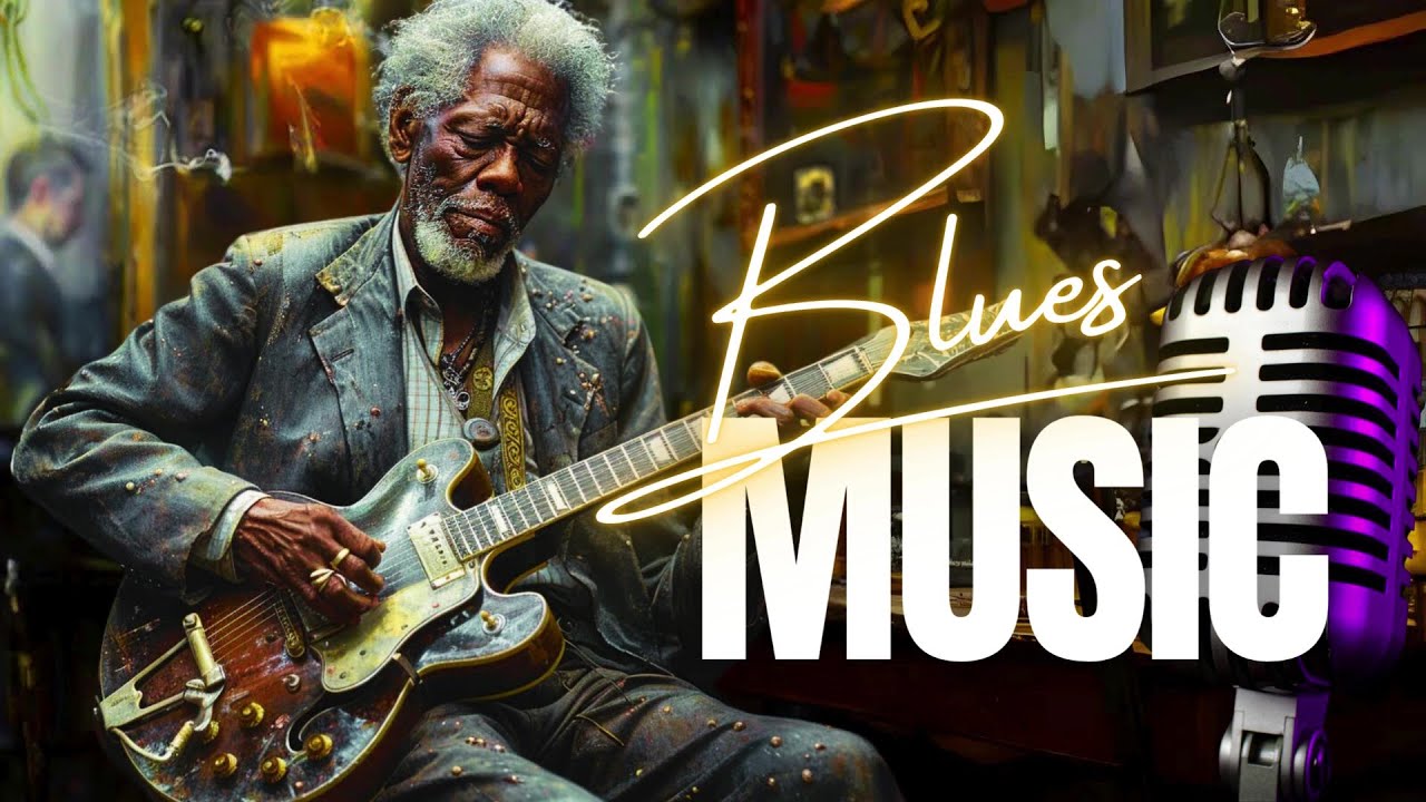 Blues Background Music with Guitar - Relax with Blues Guitar Music to ...