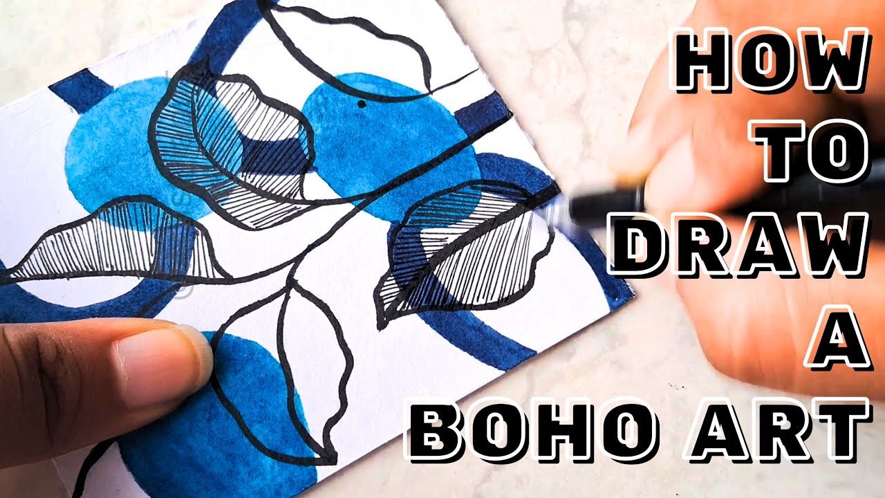 How to draw boho art || art and craft || ️😜 - YouTube