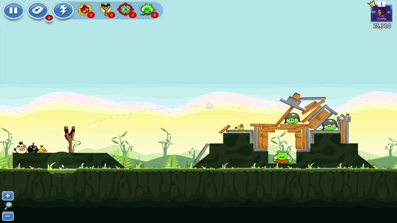 Angry Birds | Poached Eggs Level 42 (2-21) - 3 Star Tutorial - YouTube