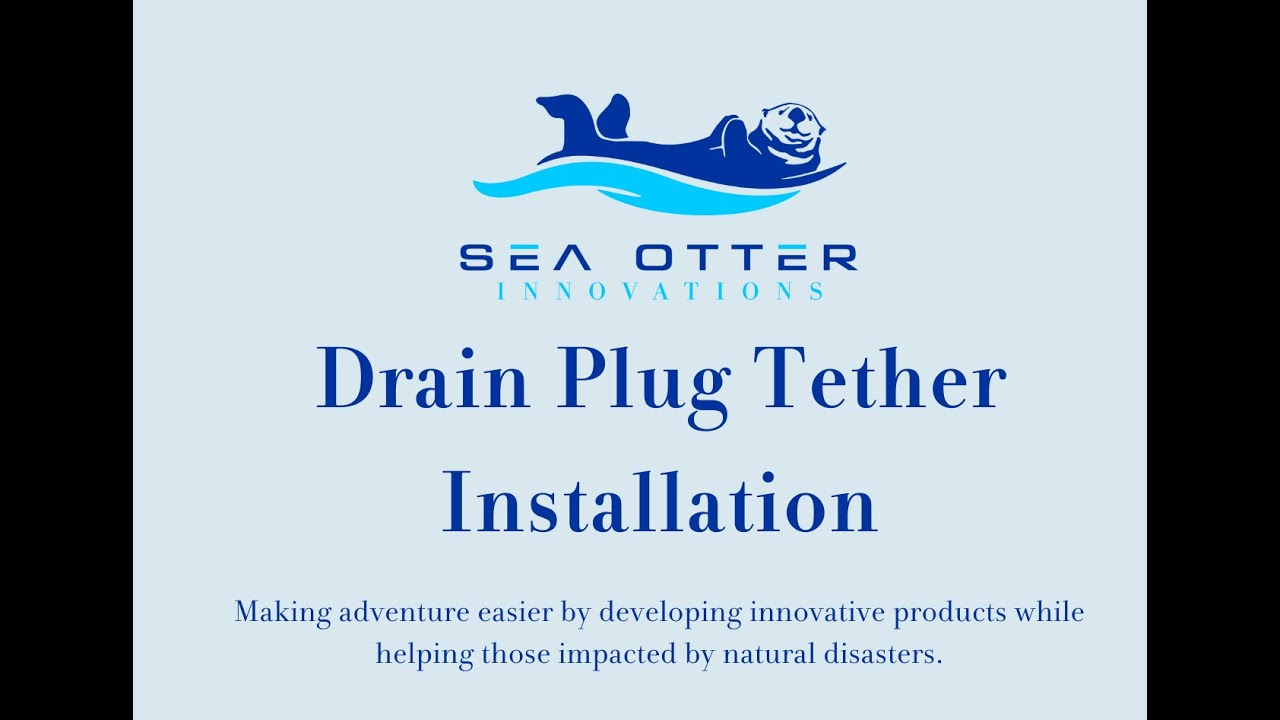Drain Plug Tether Install - YouTube
