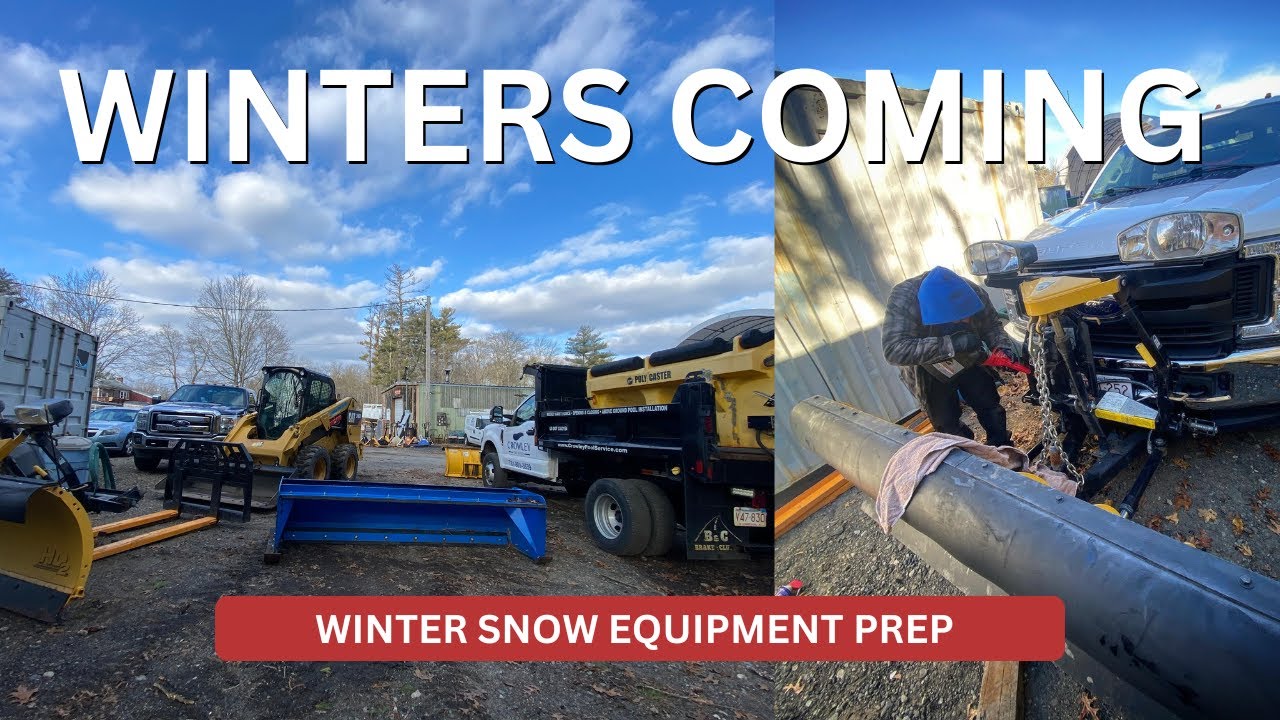 Getting the Snow Equipment Ready For winter - YouTube