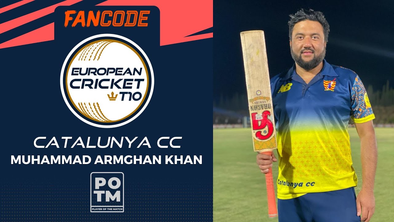 POTM: M.Armghan Khan-Group B, Match 5-GRD vs CTL|Highlights | FanCode ECS Spain,2022 Day 3|ECT22 ...