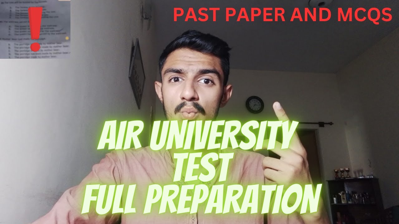 Air University Entry Test Full Preparation || Comsats Test Preparation ...