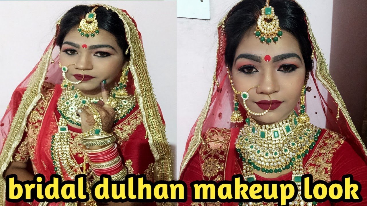 Bridal dulhan makeup look.. - YouTube