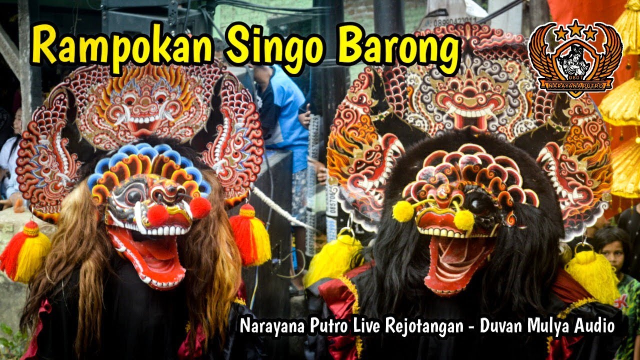 Rampokan Singo Barong Jaranan Narayana Putro Live Aryojeding Rejotangan ...