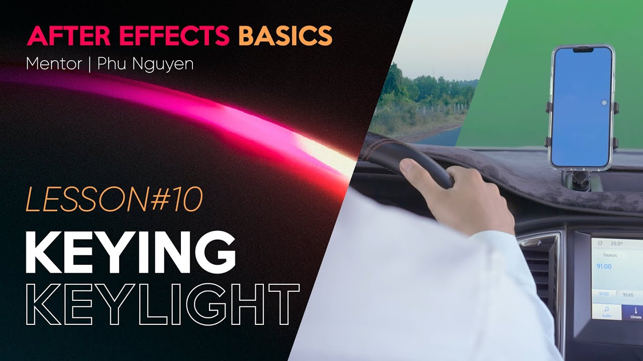 After Effects - Basic tutorial - Lesson #10 | Keying - YouTube