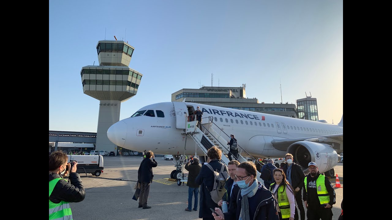 AF 1235 TXL - CDG - Last departure from Tegel. #DankeTXL - YouTube