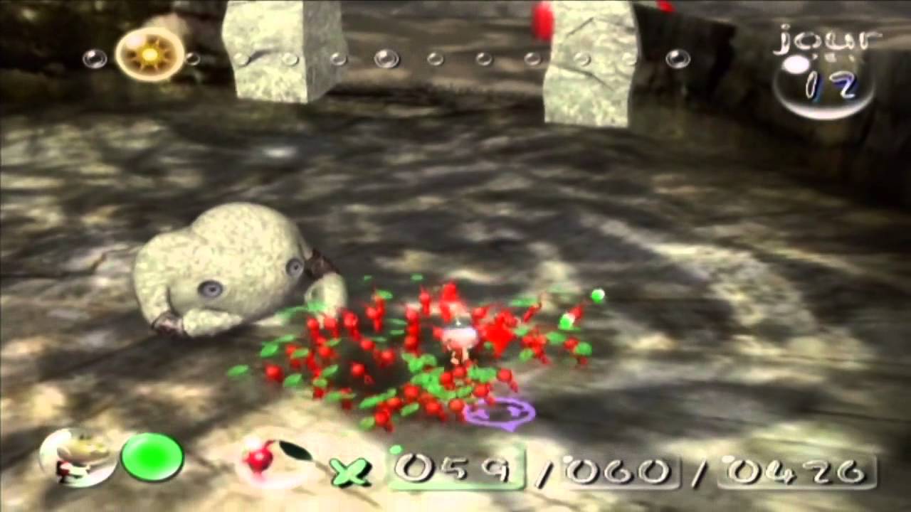 Walkthrough FR l Pikmin 1 l Mini Boss : Mamuta - YouTube