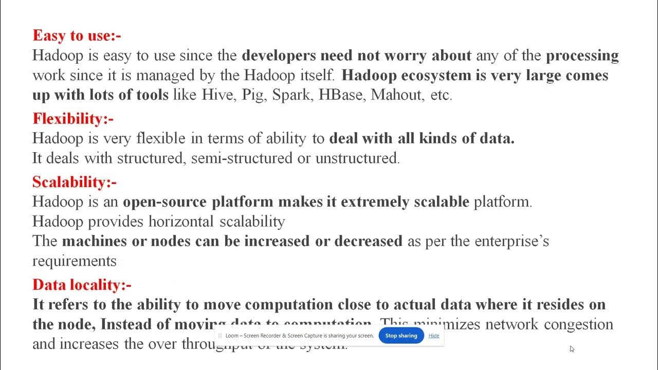 Key Features of Hadoop - YouTube