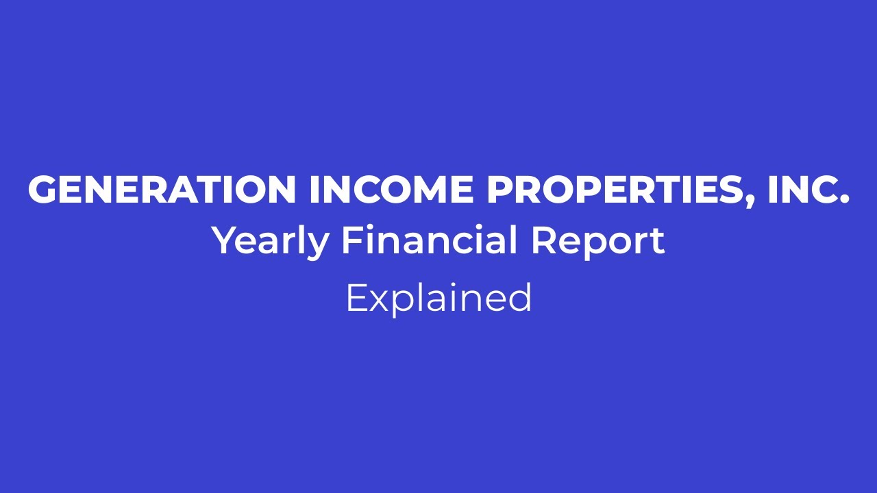 Generation Income Properties: Is This REIT a Risky Bet? - YouTube