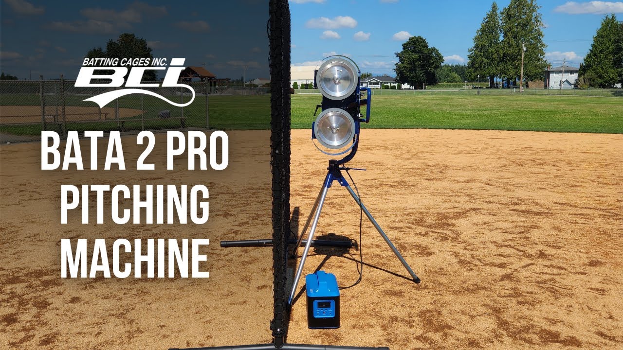 NEW! Bata 2 Pro Pitching Machine ⚾ - YouTube